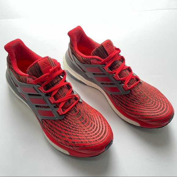 adidas | Shoes | Adidas Energy Boost Mens Running Shoes Red 2 | Poshmark